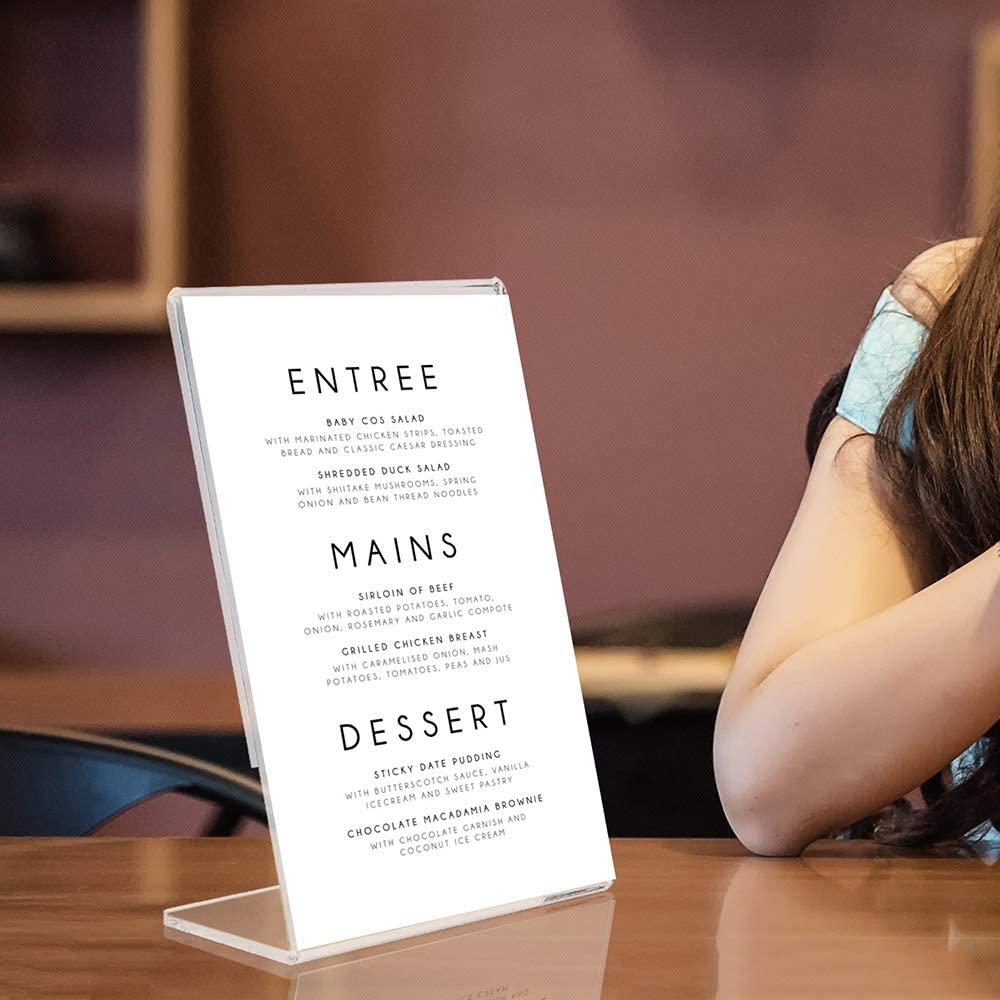 Order Menu Card Holders and Table Menu Stands – PORPOISE